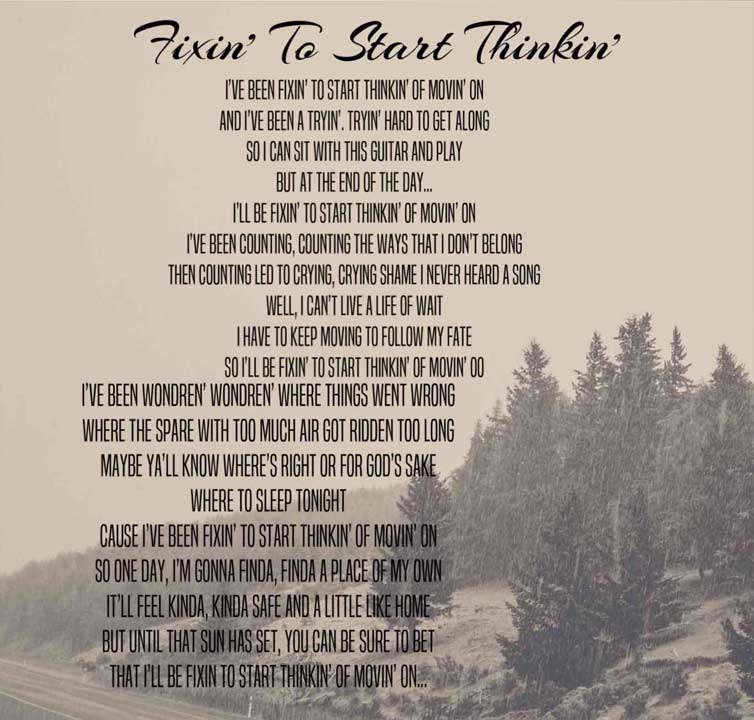 Fixin’ to Start Thinkin – CF Black Give Yourself Permission…